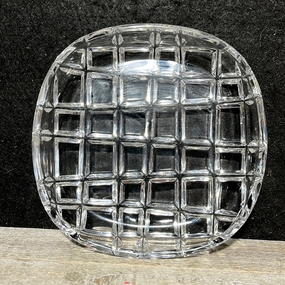 unknown | Accents | Very Pretty Cut Glass Ringtrinketkey Dish Tray 5 ...